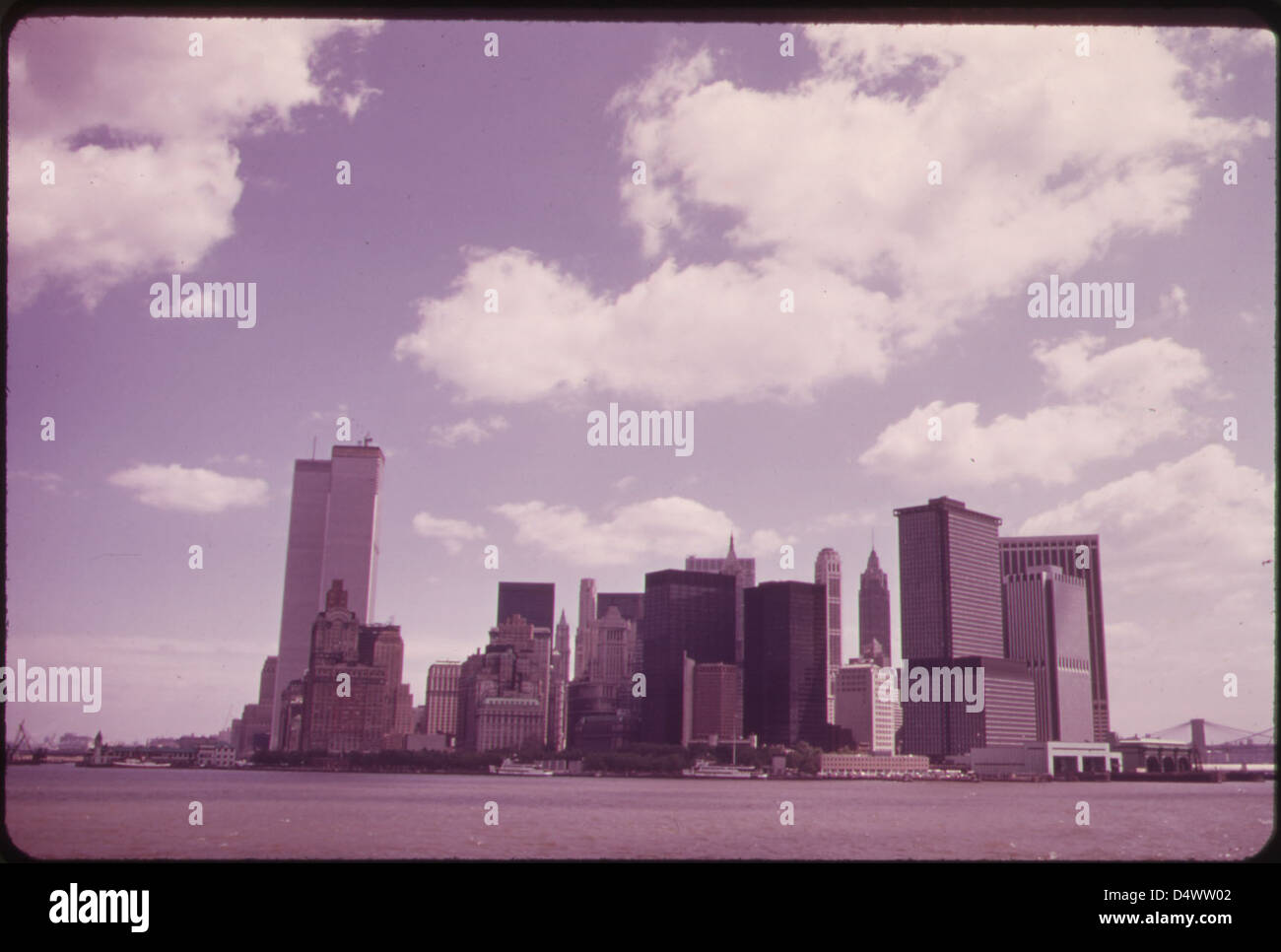 Manhattan skyline 1973 hi-res stock photography and images - Alamy