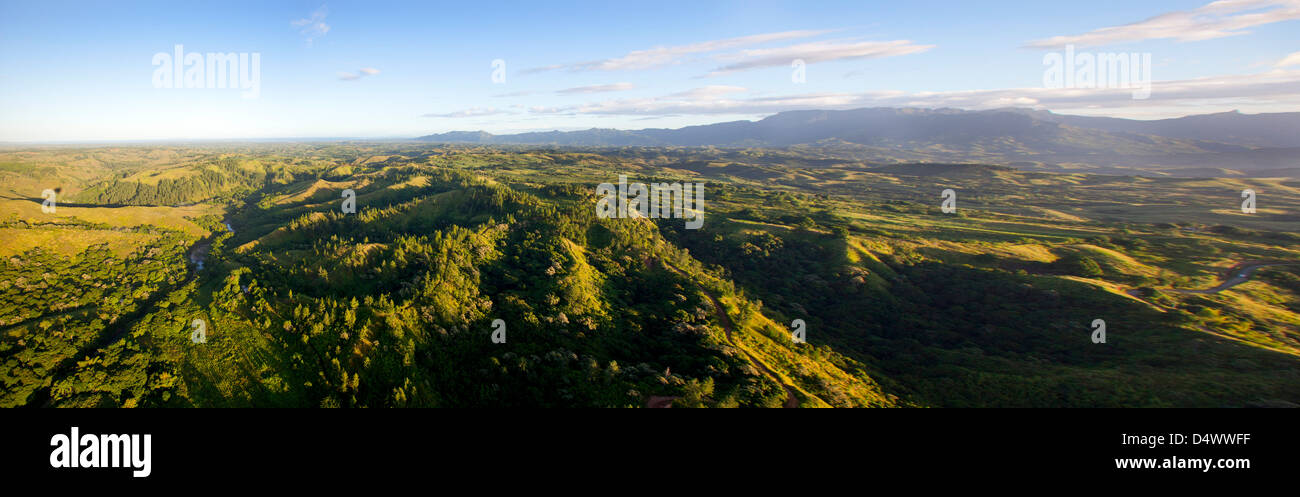 Fiji village aerial hi-res stock photography and images - Alamy