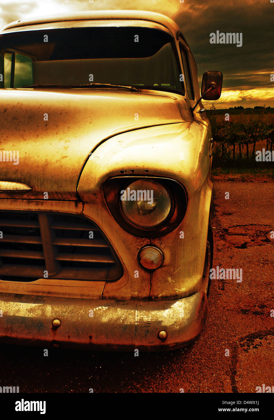Gold Hot Rod Car High Resolution Stock Photography and Images - Alamy