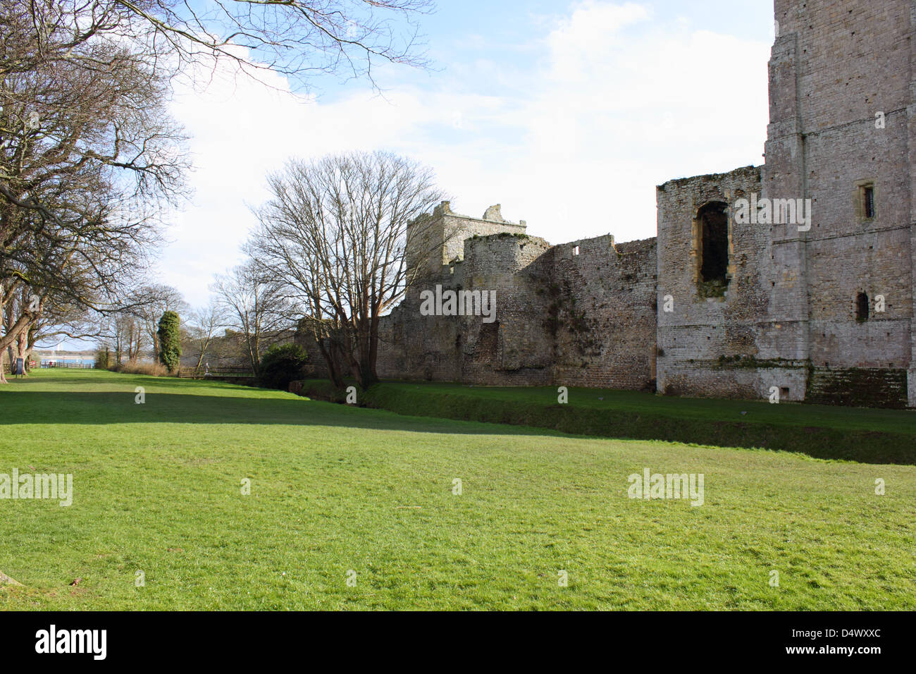 old medieval castle Stock Photo - Alamy