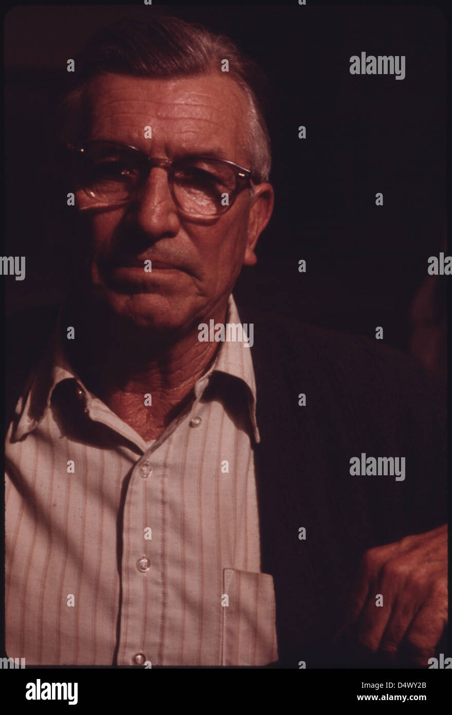 Alvoid Allison, aged 58, attending a meeting of the Beckley (West ...