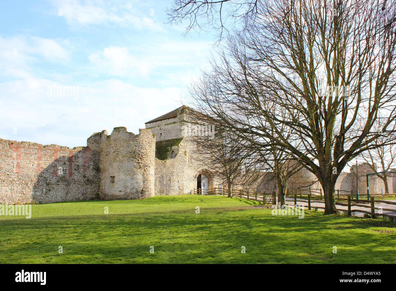 old medieval castle Stock Photo - Alamy