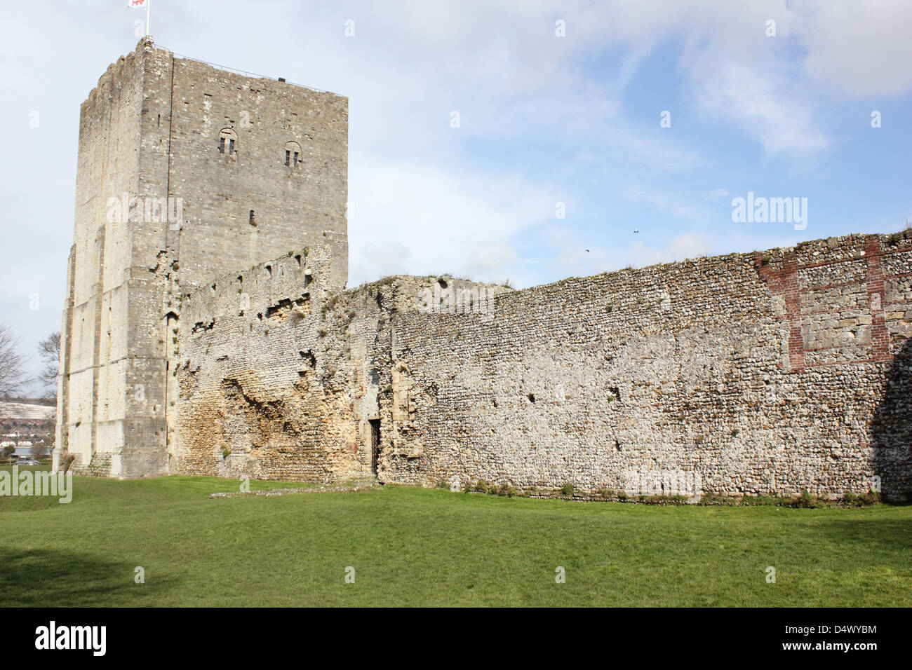 old medieval castle Stock Photo - Alamy