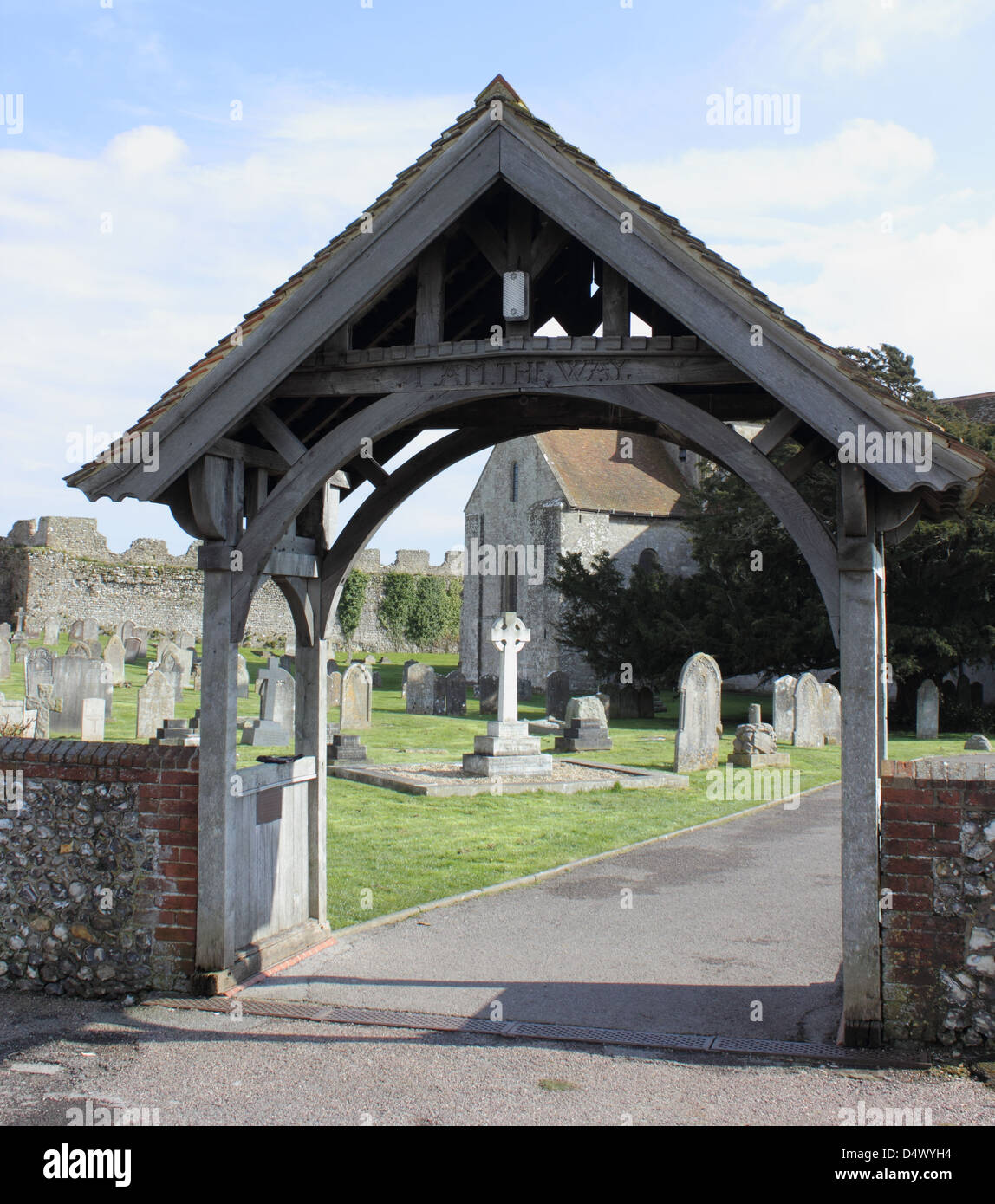 church and graveyard Stock Photo - Alamy