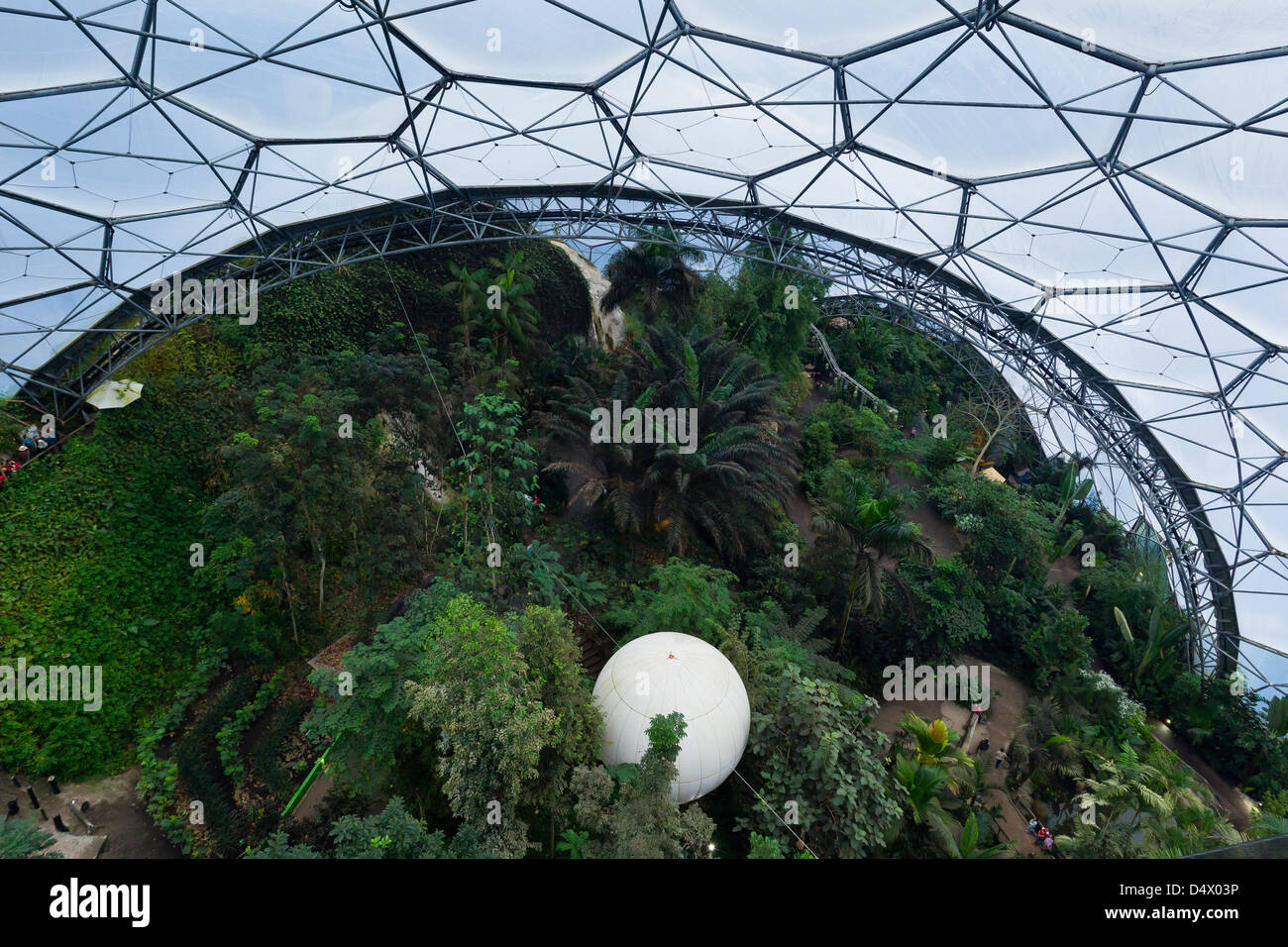The Canopy bubble Used By Scientists Inside The Rain forest Biome Eden ...