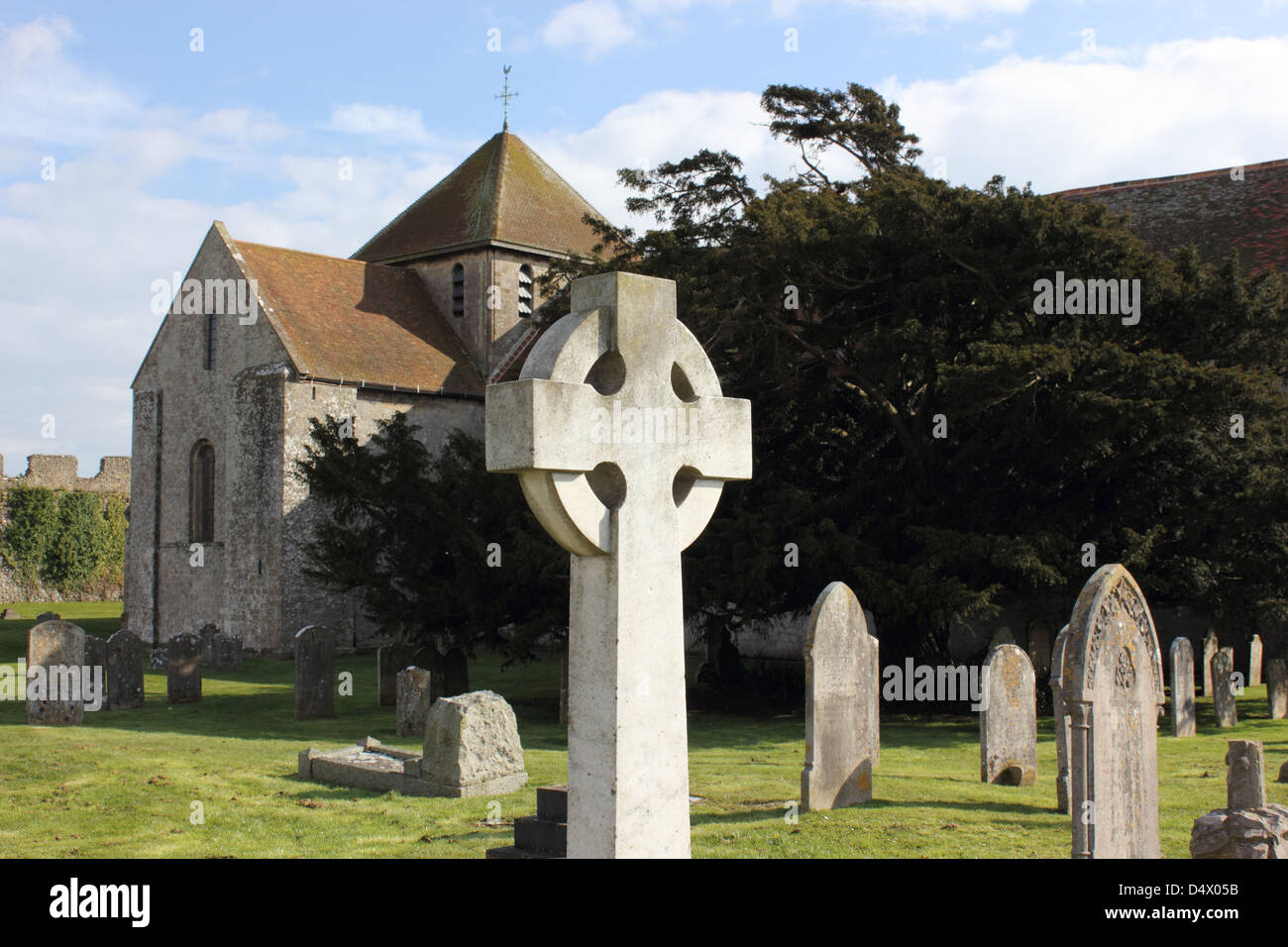 church and graveyard Stock Photo - Alamy