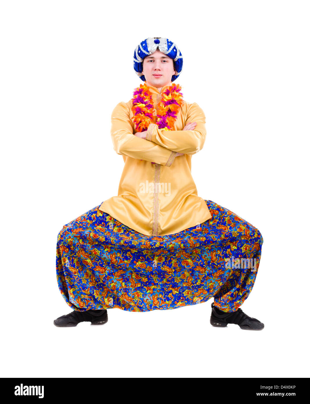 full length portrait of indian man dancing Stock Photo - Alamy