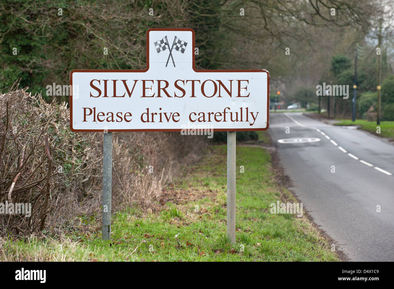 Silverstone circuit sign hi-res stock photography and images - Alamy
