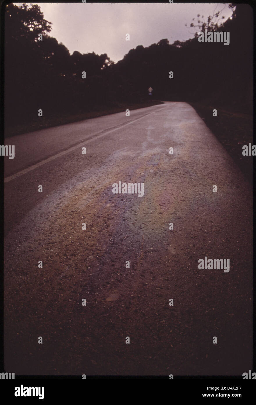 A photograph of a road near San Juan, Puerto Rico, taken in February ...