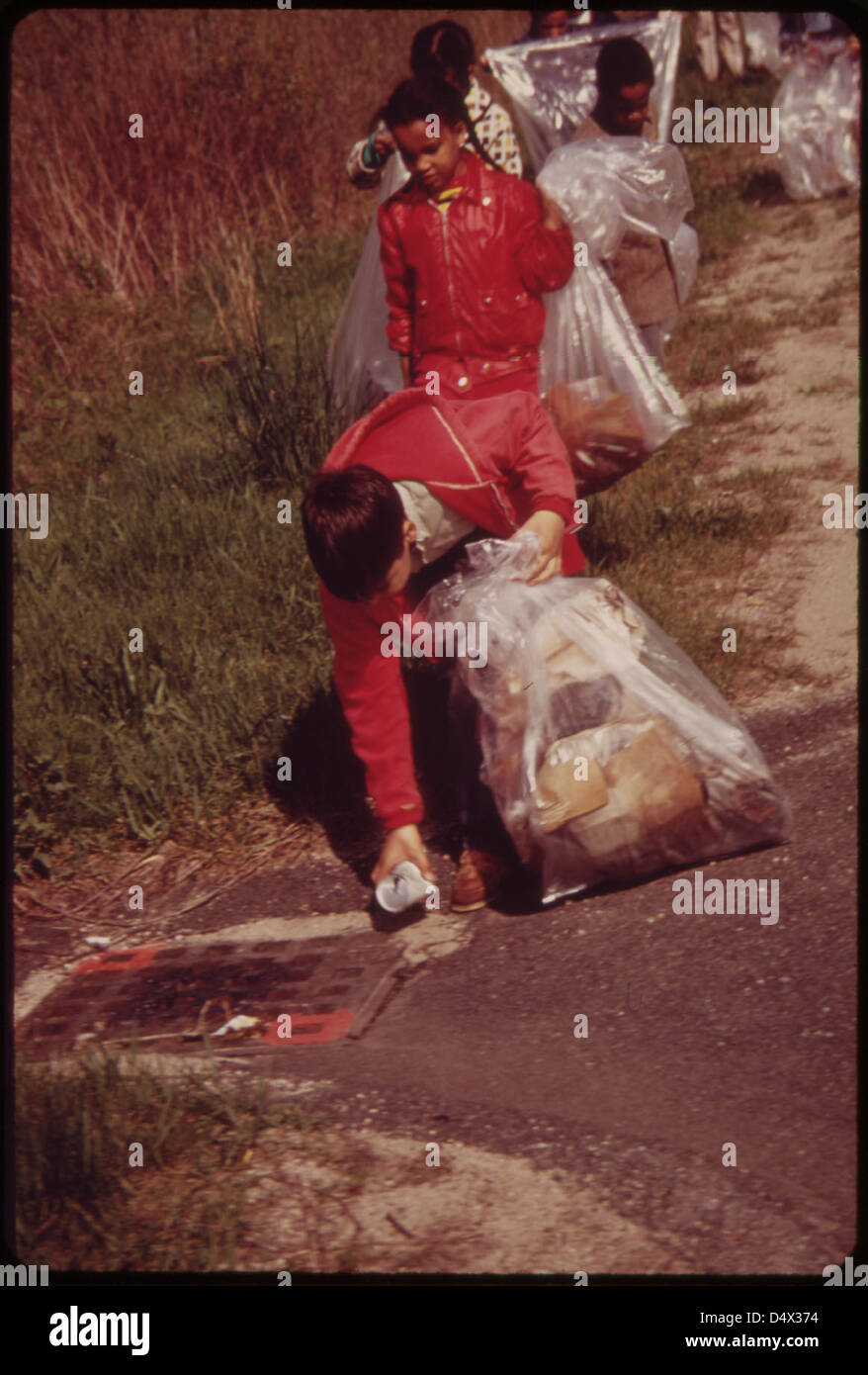 This 1973 DOCUMERICA photo shows roadside cleanup efforts in Onset ...