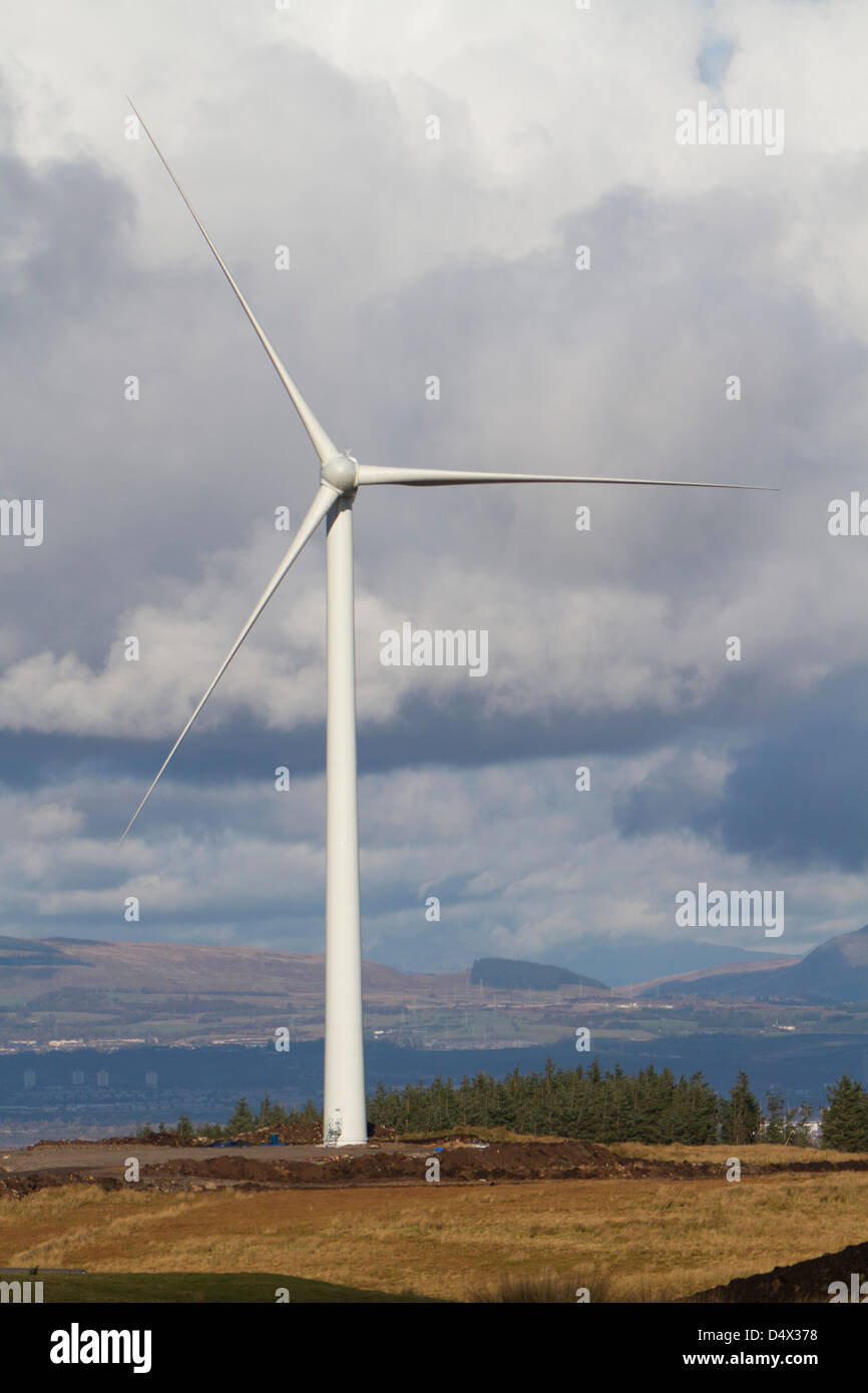 The construction of ScottishPower Renewables Middleton Wind farm near ...
