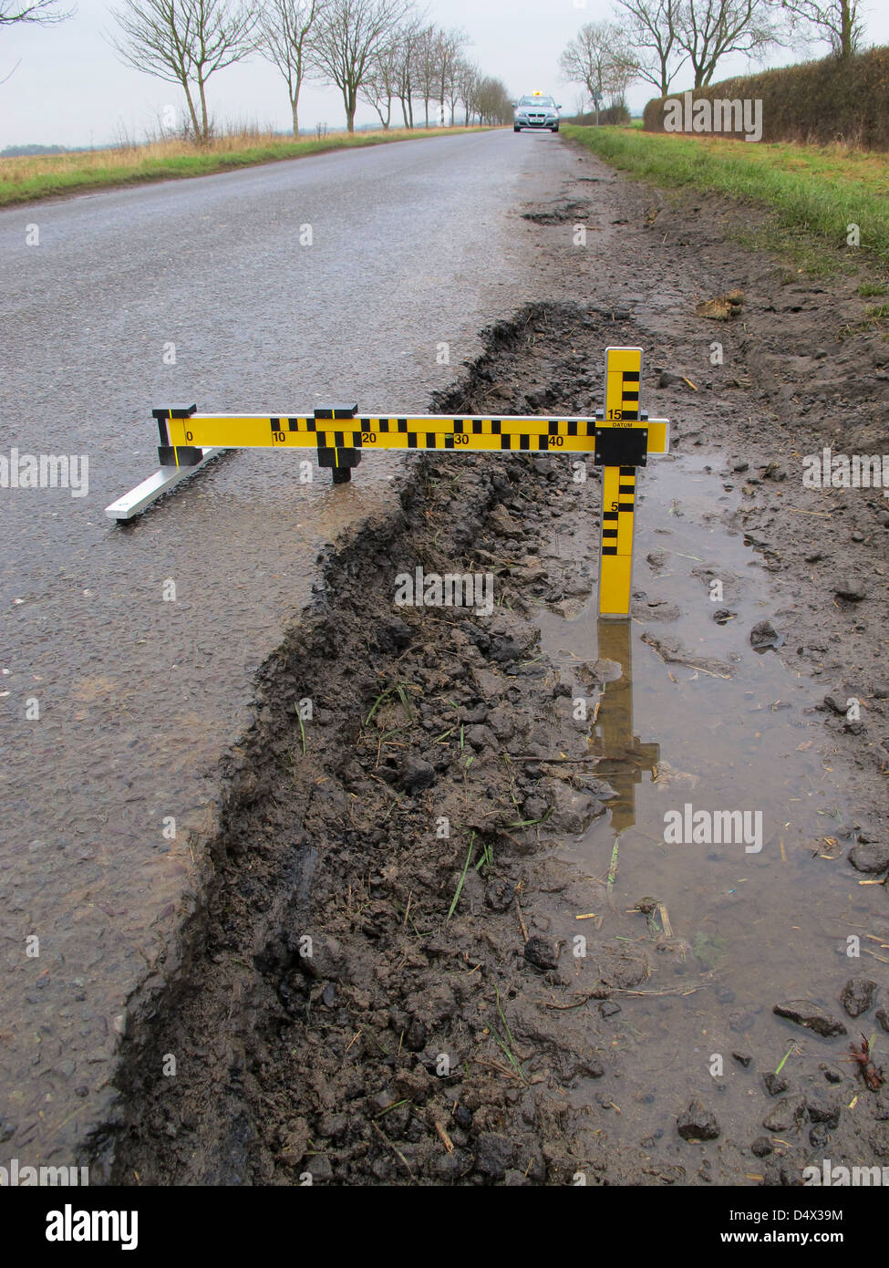 Potholes, mechanical failures, defect measure instrument, survey ...