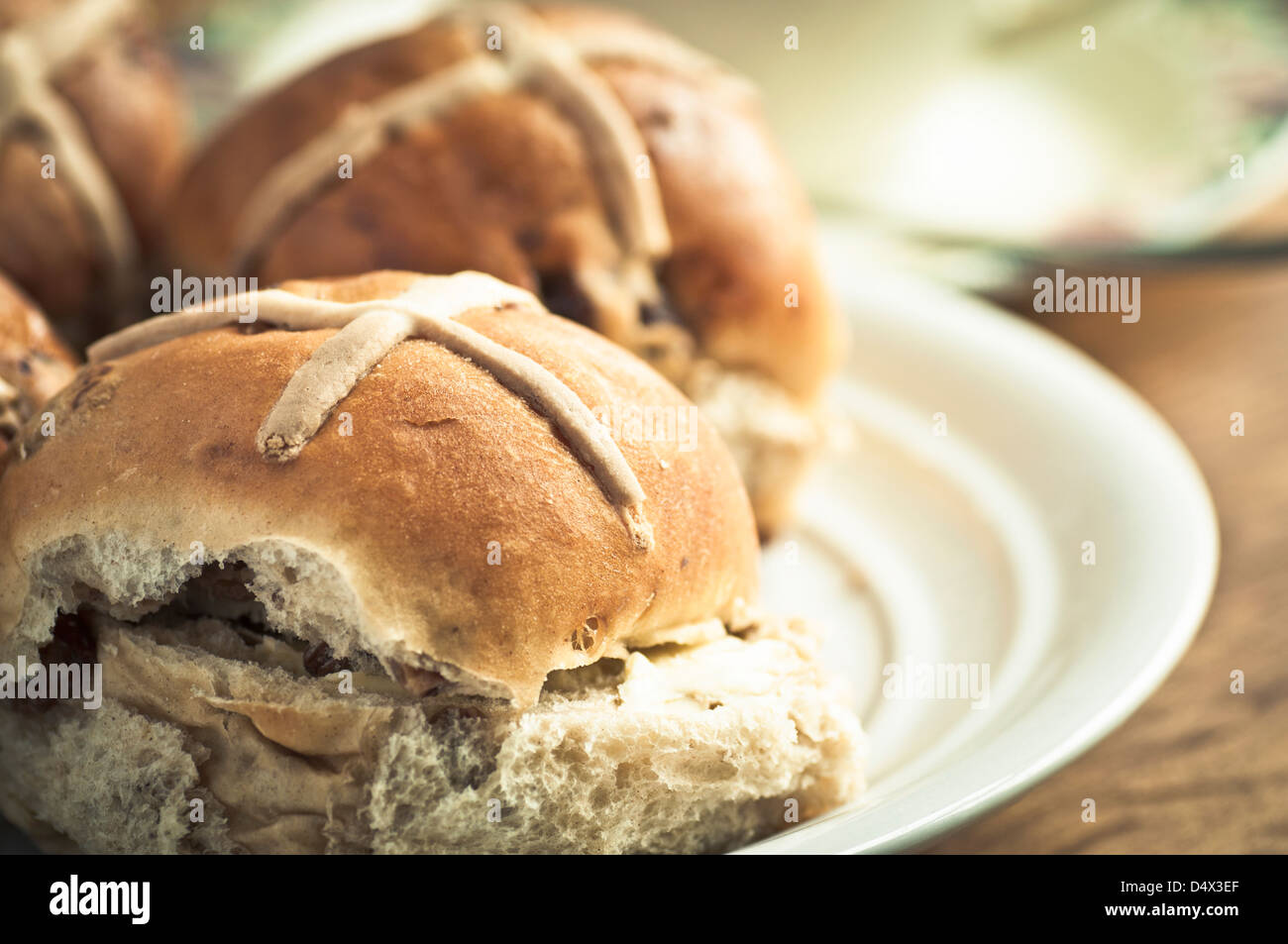 Hot cross buns Stock Photo - Alamy