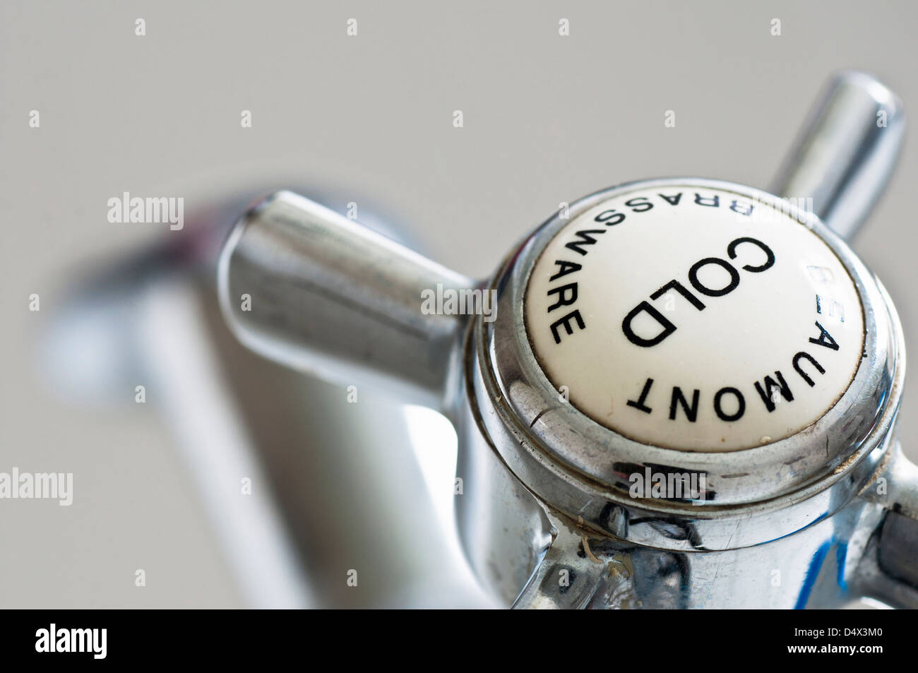 Chrome water tap Stock Photo - Alamy