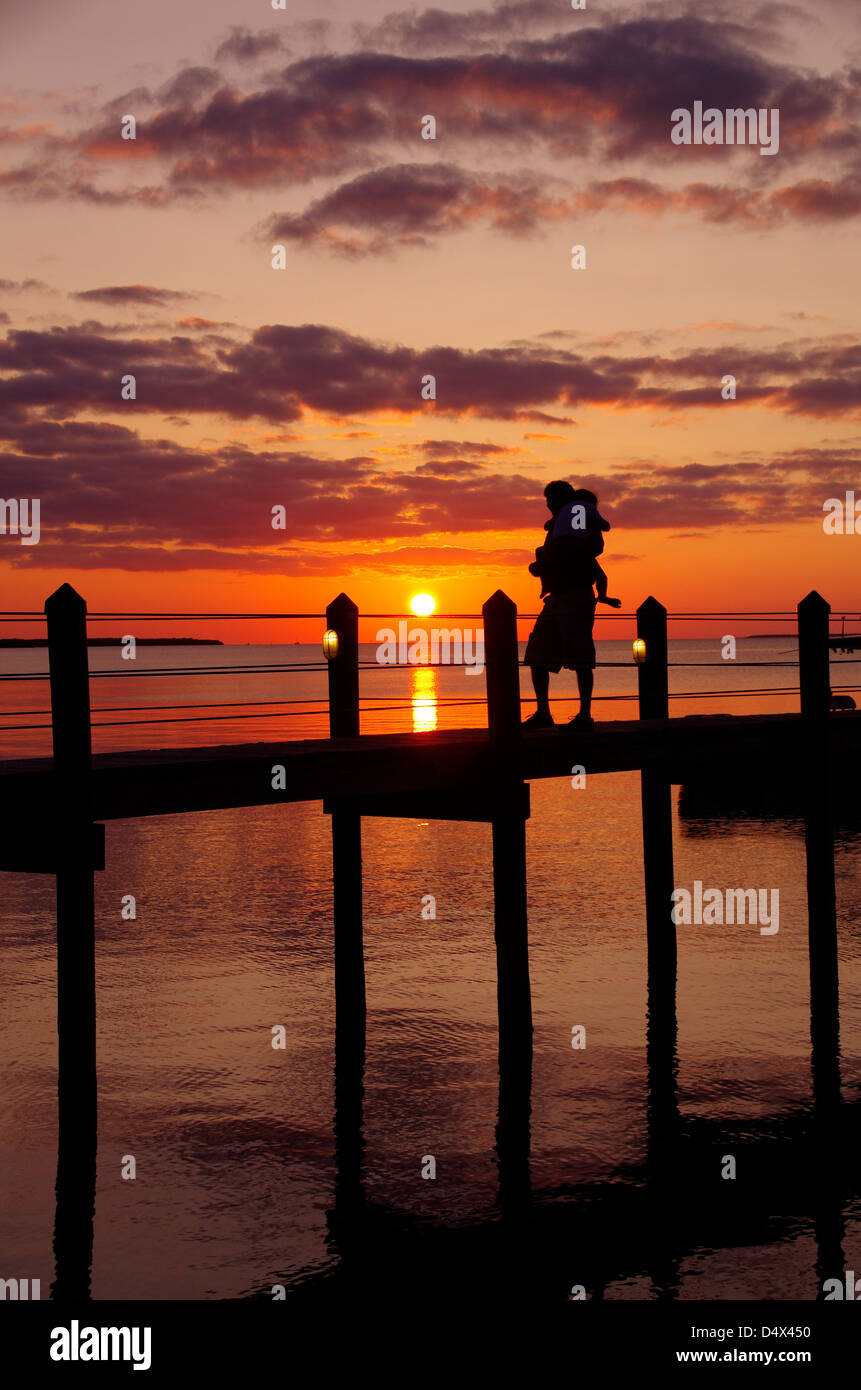 Beautiful sunset in key hi-res stock photography and images - Alamy