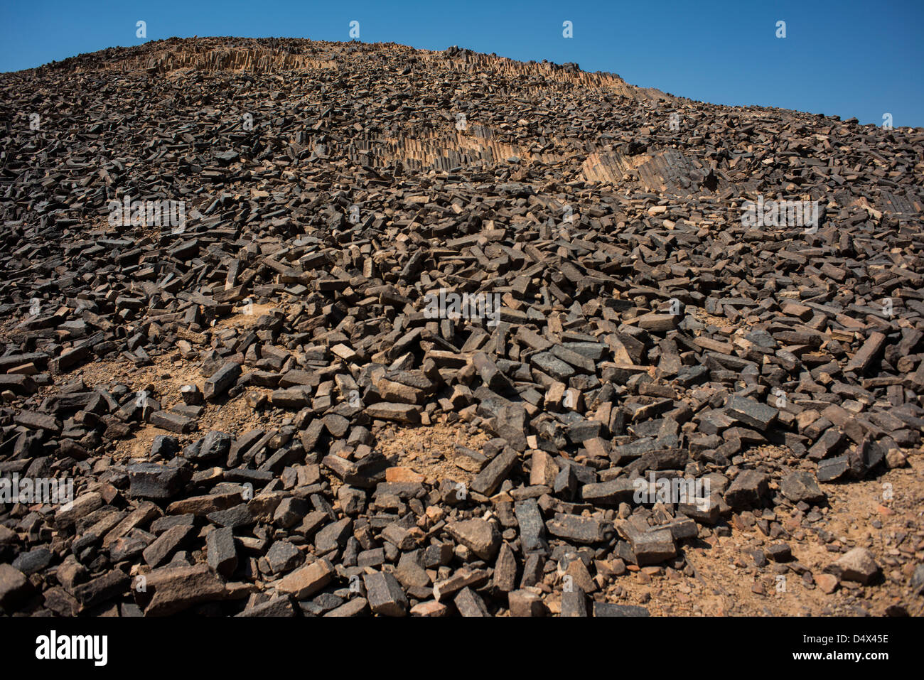 stones at the carpentry, ramon crater, israel Stock Photo - Alamy