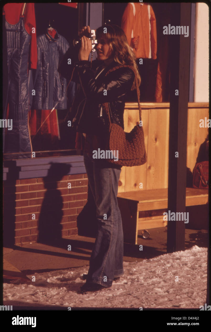 An image from February 1974 depicting daily life in a rural village ...