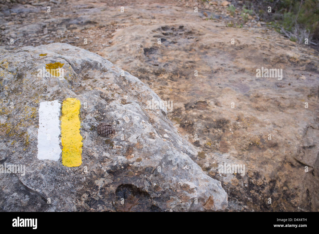 Pathway on typical rocky hi-res stock photography and images - Alamy