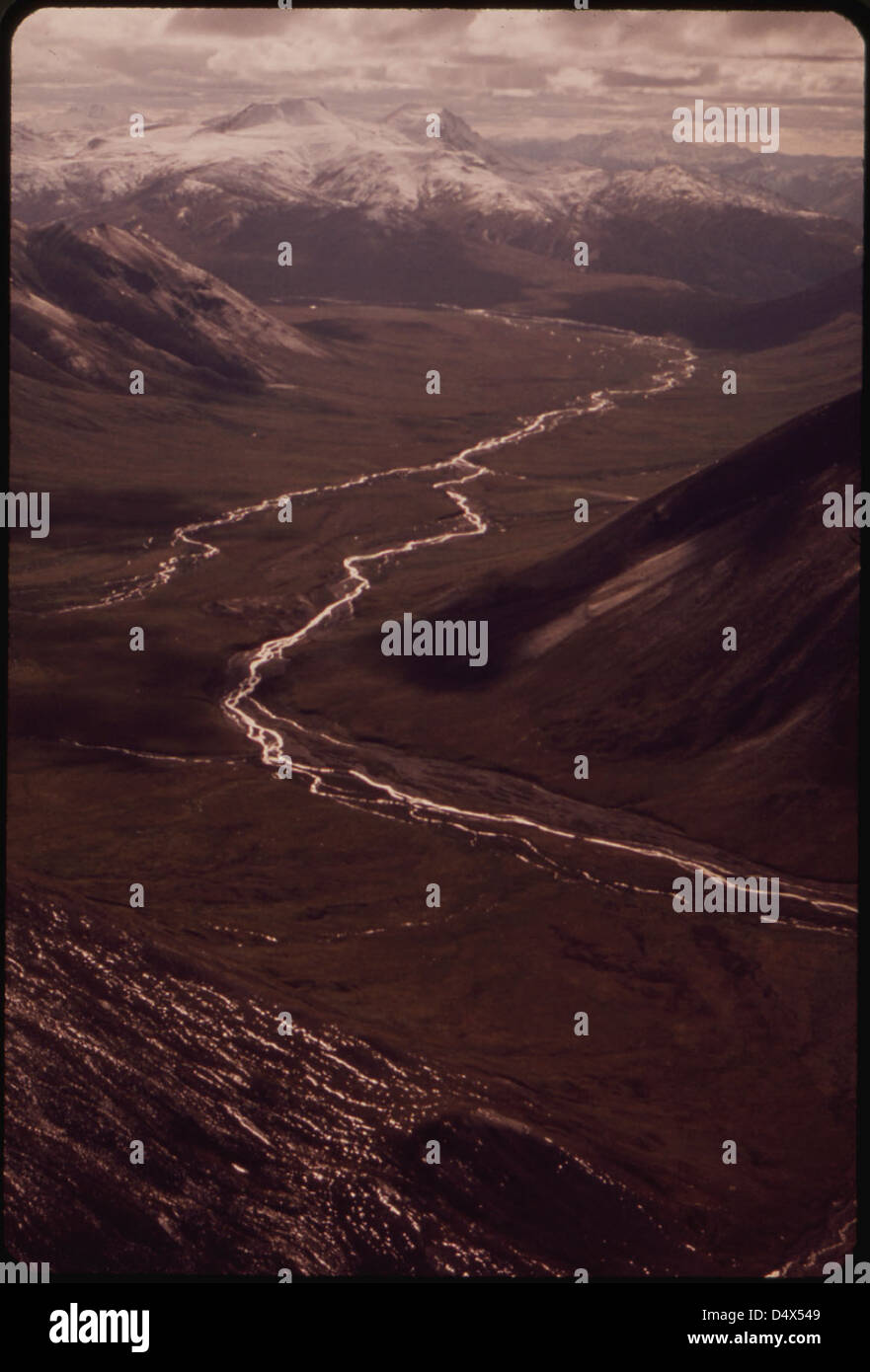 Photograph of the view from Dietrich Pass toward the Chandalar Shelf in ...