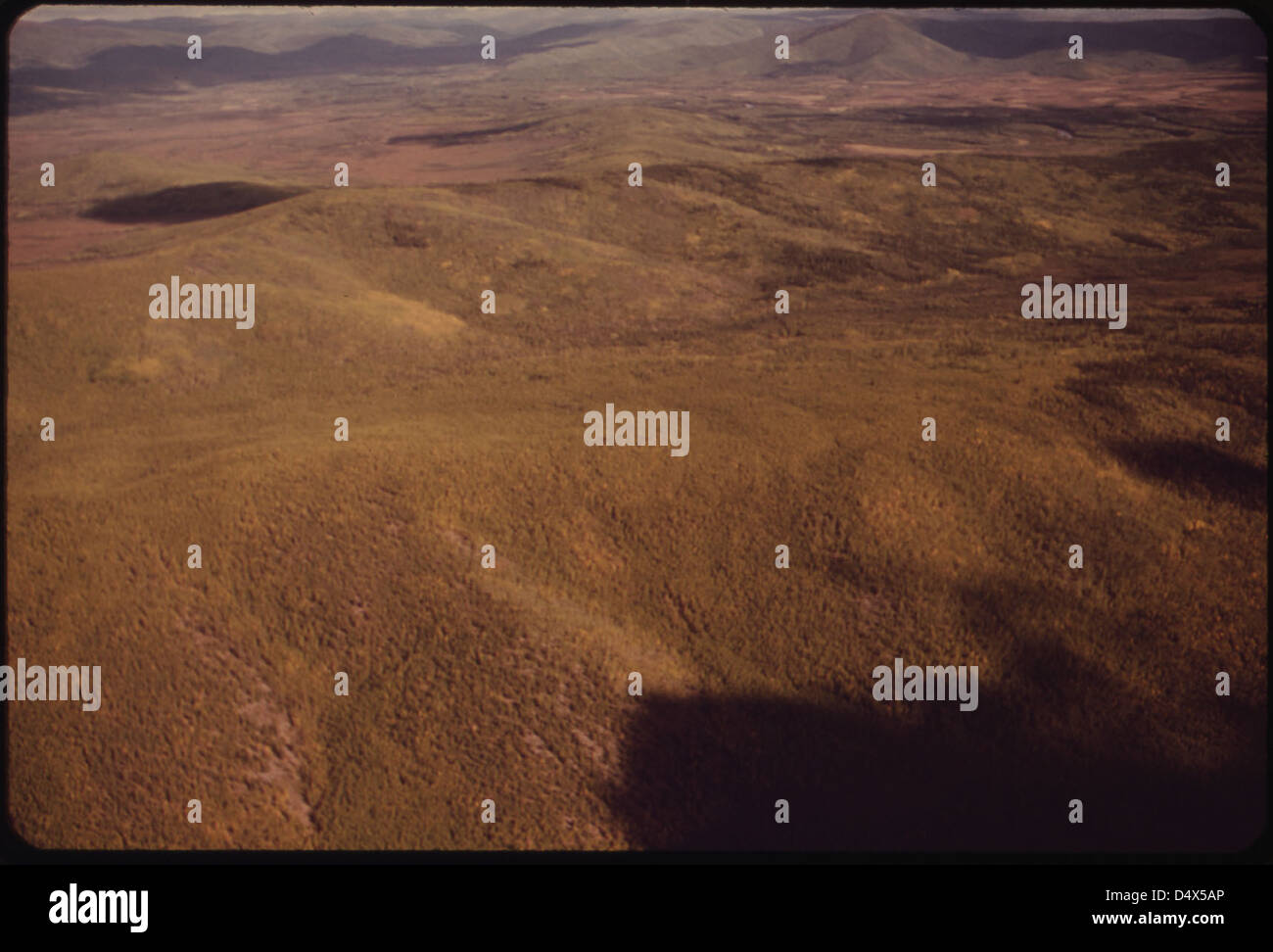A 1973 photograph capturing the typical landscape along a route ...