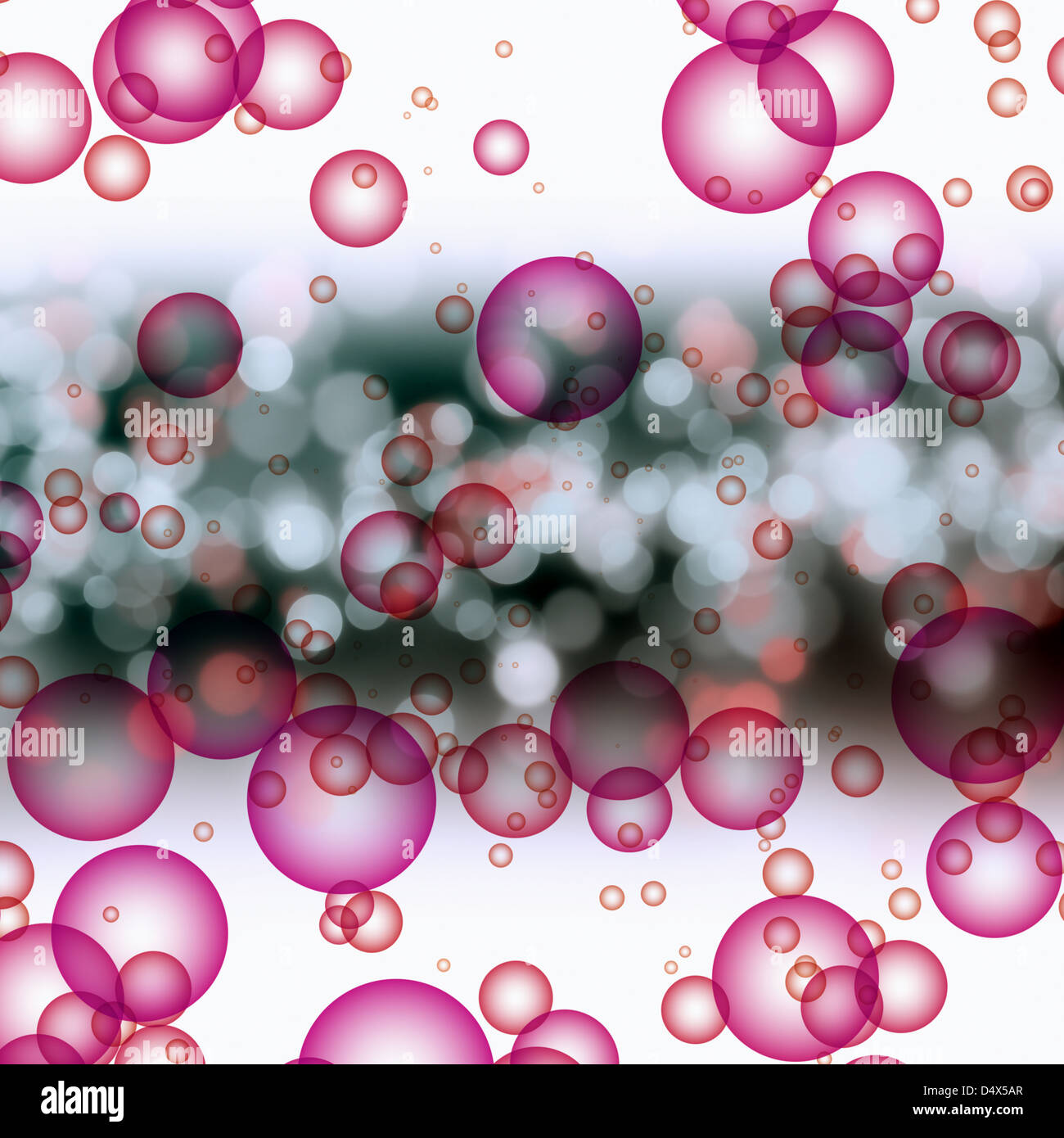 Fantastic powerful bubbles background design illustration Stock Photo ...