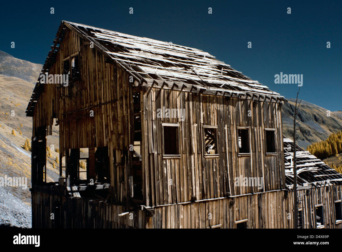 Animas Forks Ghost town and Columbus gold mine in Alpine Loop, Colorado ...