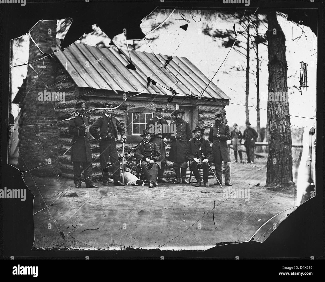 General Adelbert Ames and Staff Stock Photo - Alamy