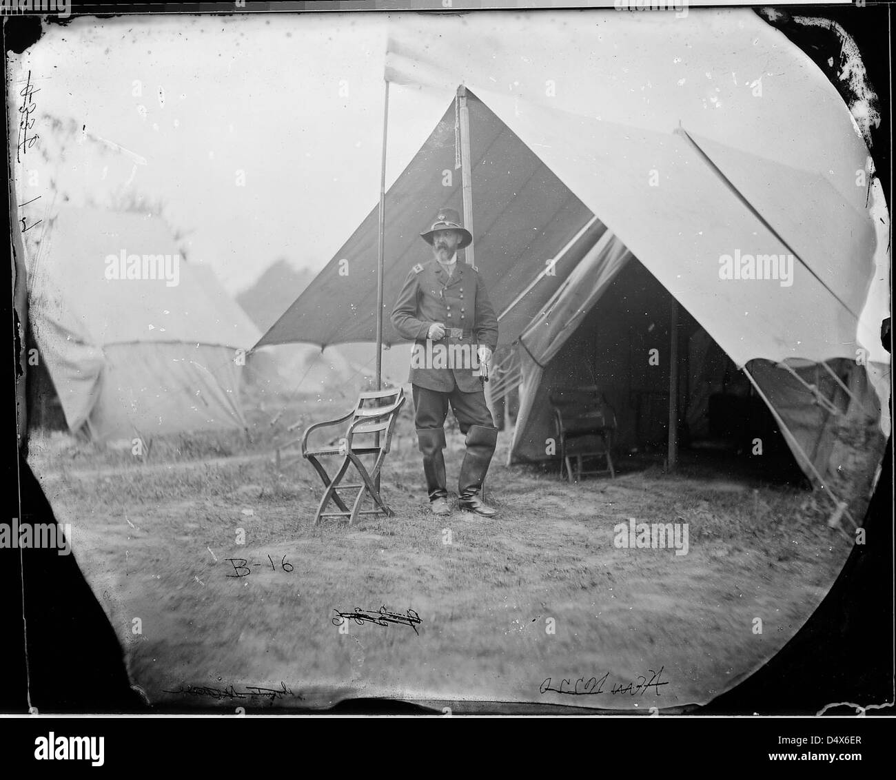 A portrait of General George Meade, a key figure from the Civil War ...