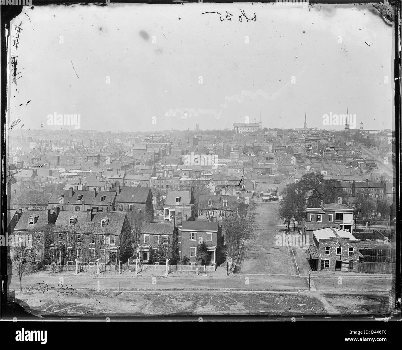 This photograph by Mathew Brady shows Richmond, Virginia, during the ...