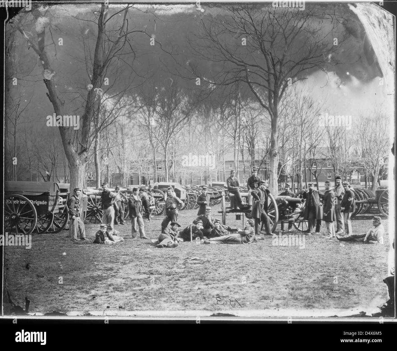 The Wiard 6-pounder field guns at the Washington Arsenal, photographed ...