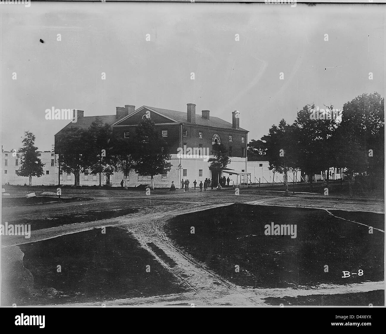Photograph of the Old Capitol Prison in Washington, D.C., during the ...