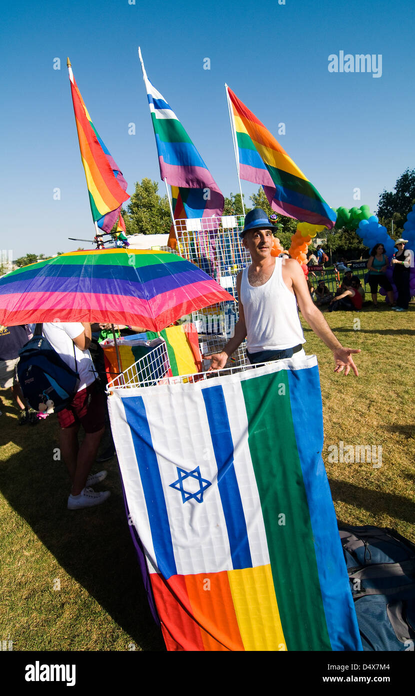 Israeli flags in jerusalem hi-res stock photography and images - Alamy