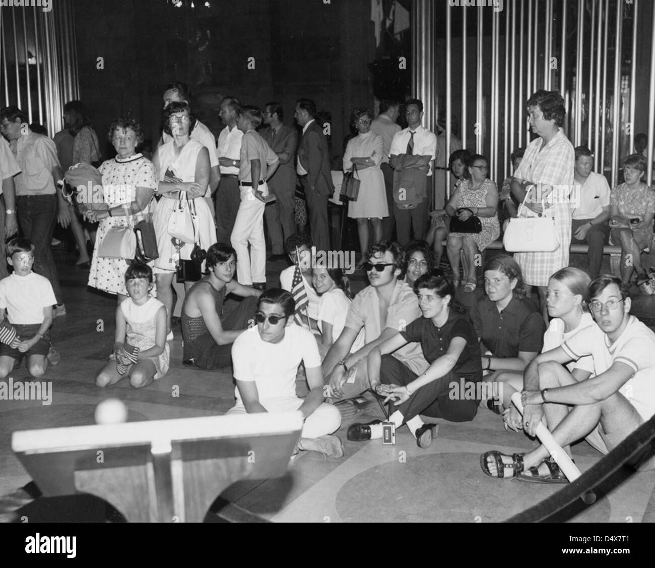 In July 1970, visitors gathered at the Exhibition Hall for an ...