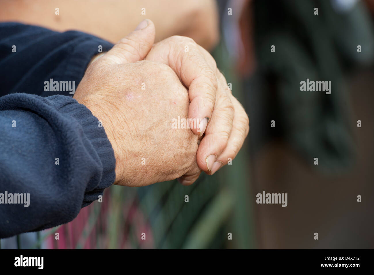 Hard worn farmers hands Stock Photo - Alamy