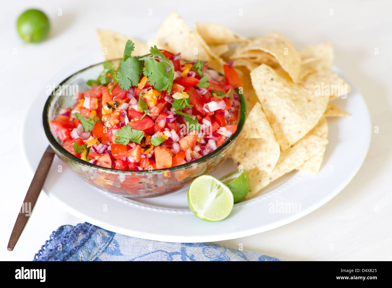 Chips and Salsa Stock Photo - Alamy