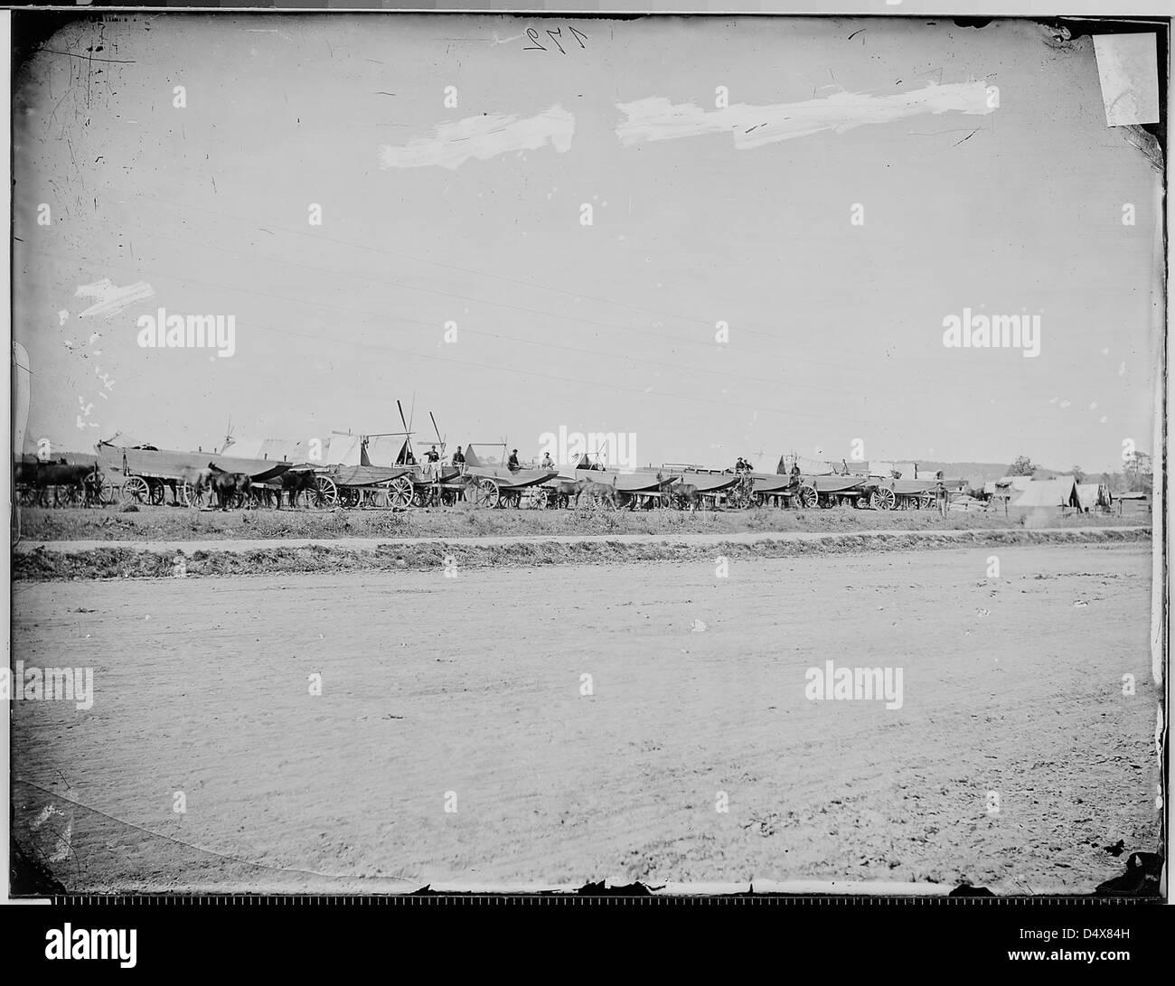 Pontoon train ready for marching Stock Photo - Alamy