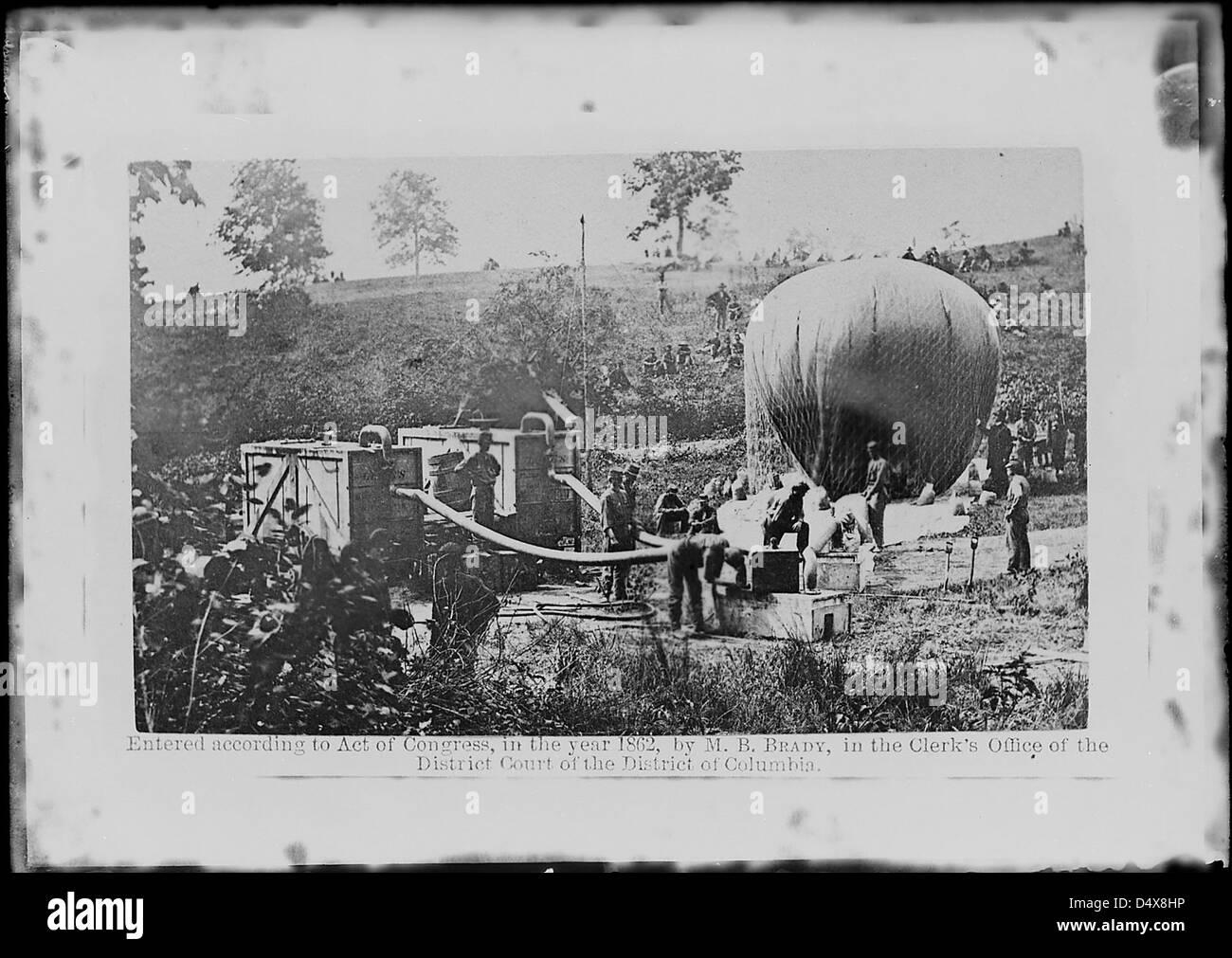 Civil war reconnaissance balloon hi-res stock photography and images ...
