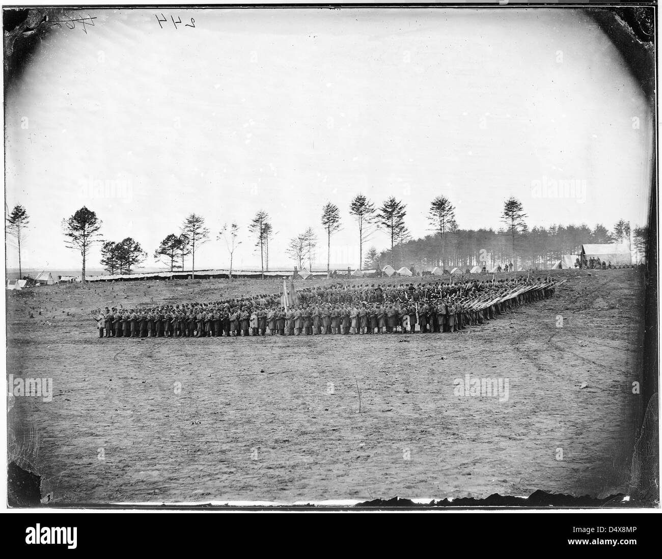Regiment formed in square against Cavalry Stock Photo - Alamy