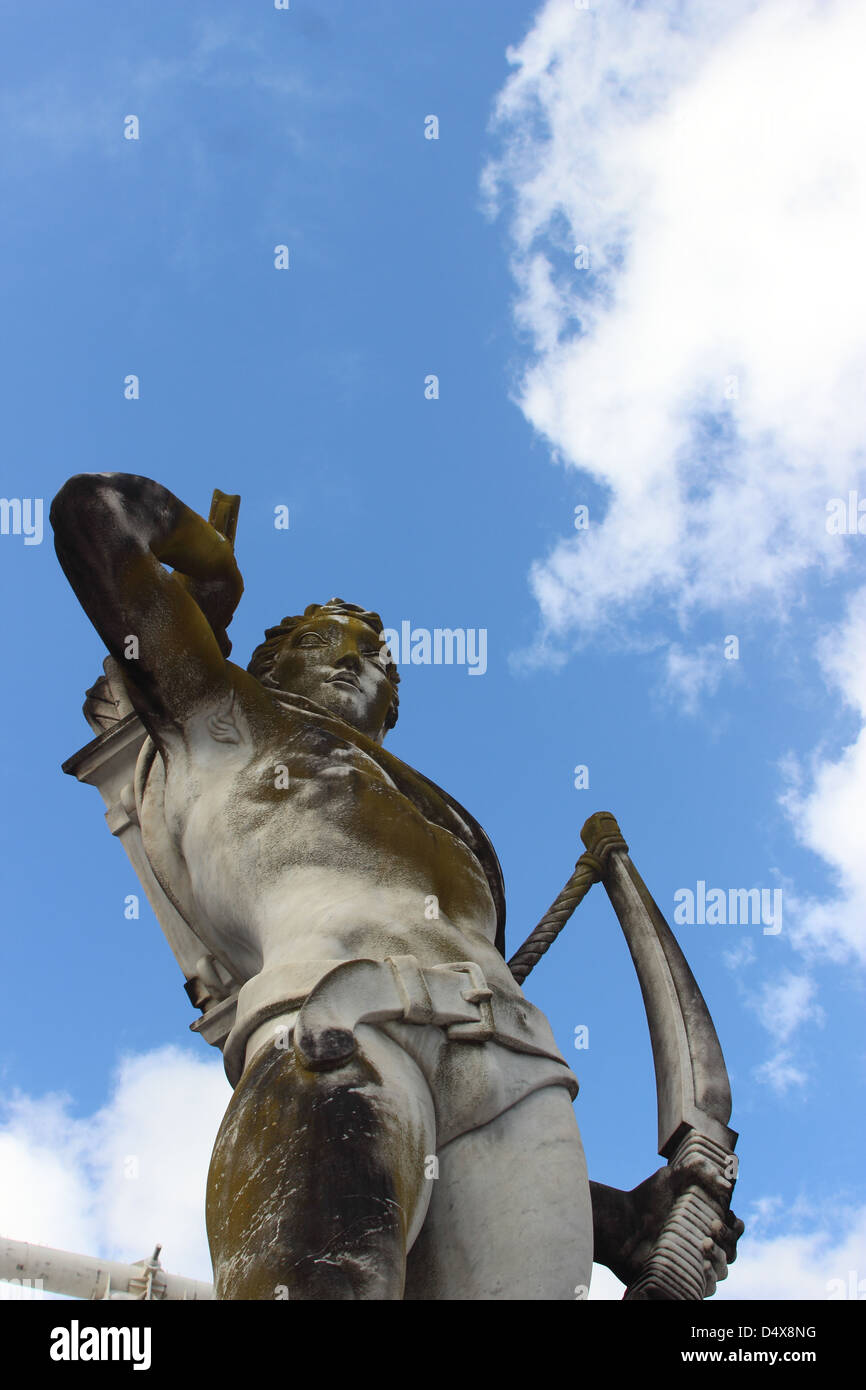 Historical stadium Foro Italico - Rome - archer Stock Photo - Alamy