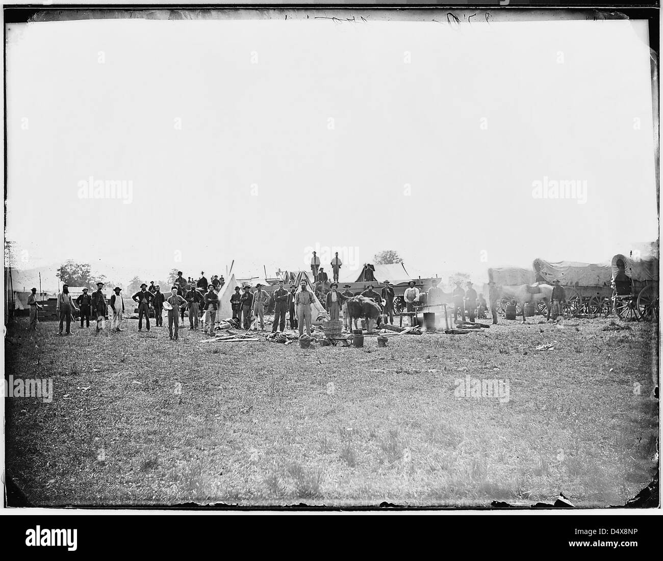 The cooks’ quarters during the Civil War are captured in this ...