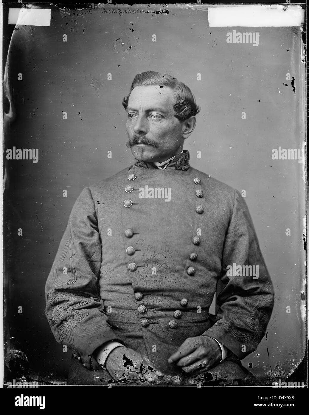 This photograph by Mathew Brady depicts General P.G.T. Beauregard, a ...