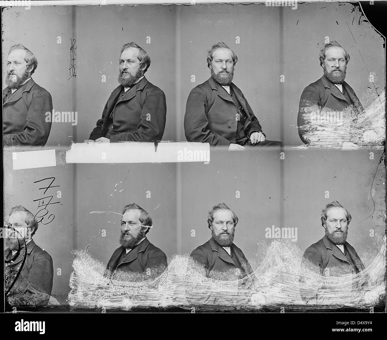 A photograph of General James A. Garfield during the Civil War, taken ...