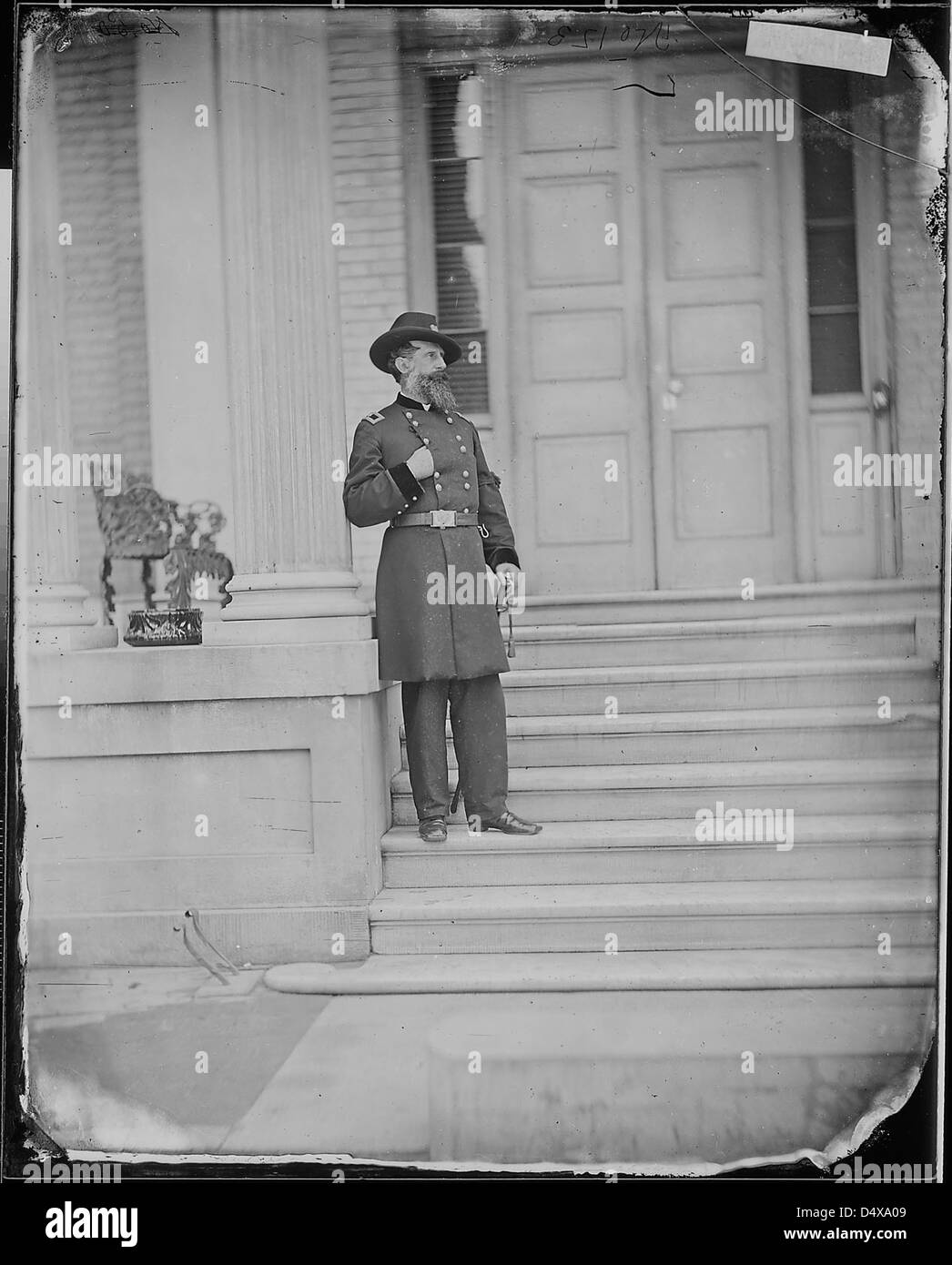A portrait of General Charles Devens, taken by Mathew Brady during the Civil War. This ...