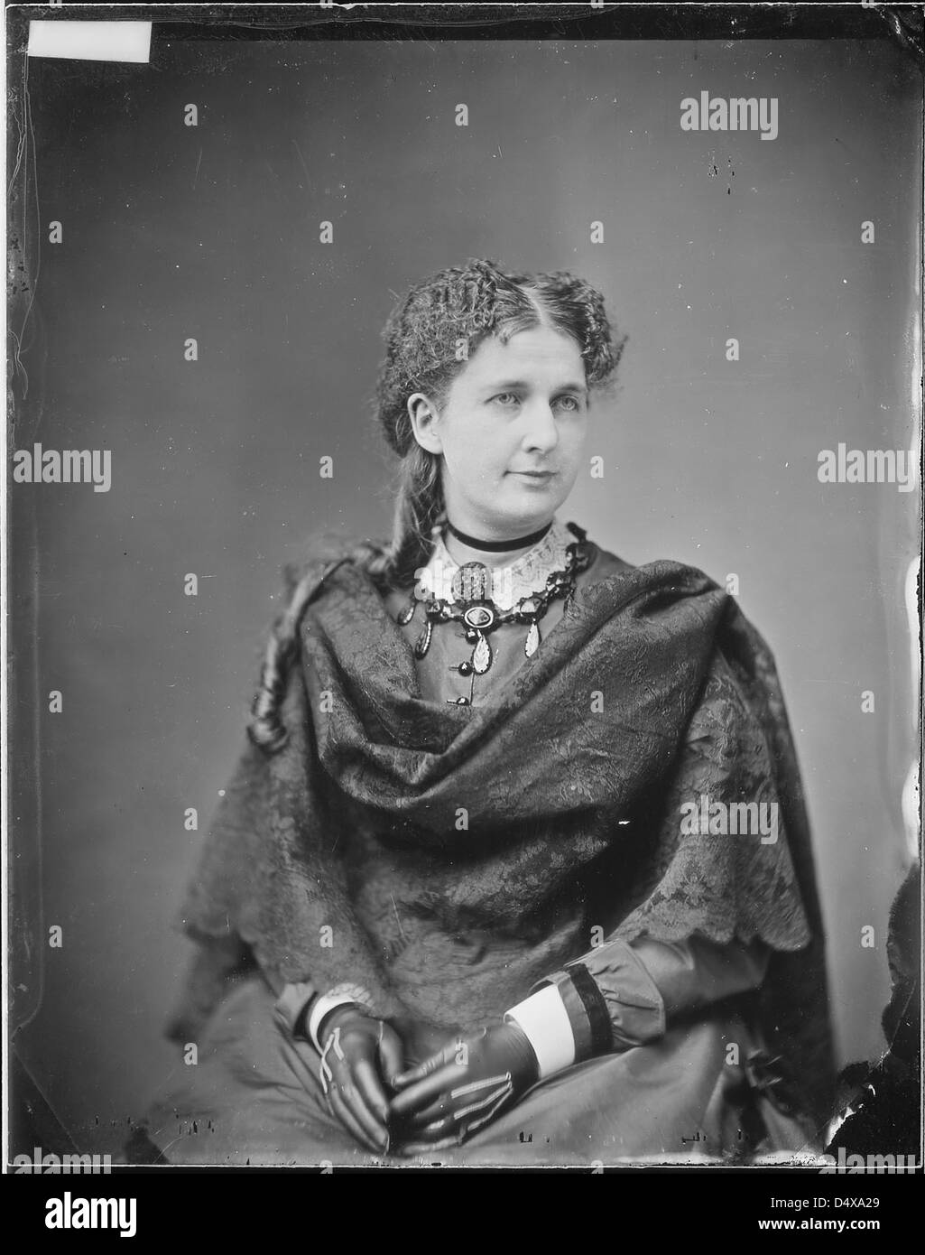 Photograph of Mrs. Shannon during the Civil War, taken by Mathew Brady ...