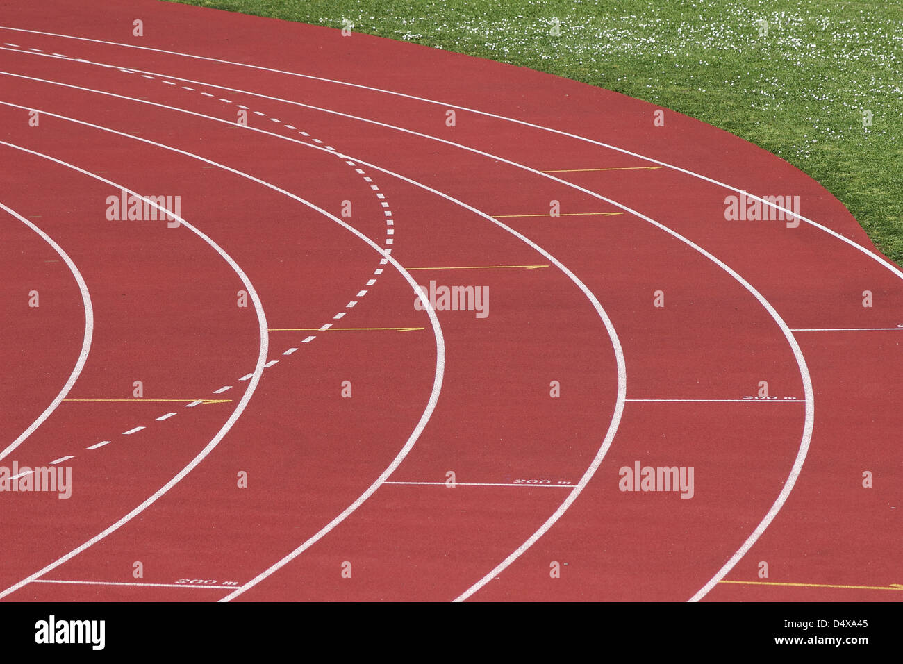 Historical Foro Italico stadium, Rome, running track Stock Photo - Alamy