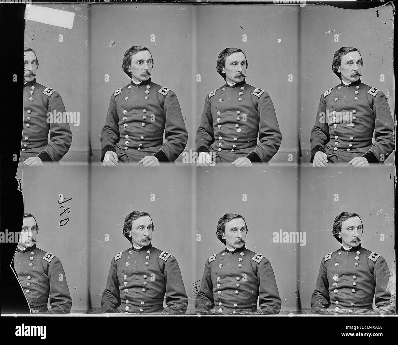 A portrait of General Gouverneur K. Warren, a Union Army officer during ...