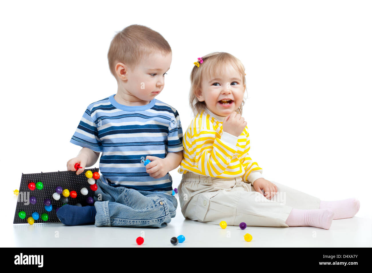 Children assemble a mosaic Stock Photo - Alamy