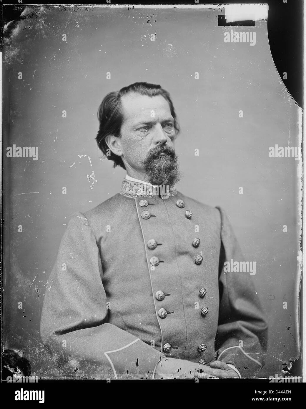 A portrait of General John B. Gordon of the Confederate States Army ...