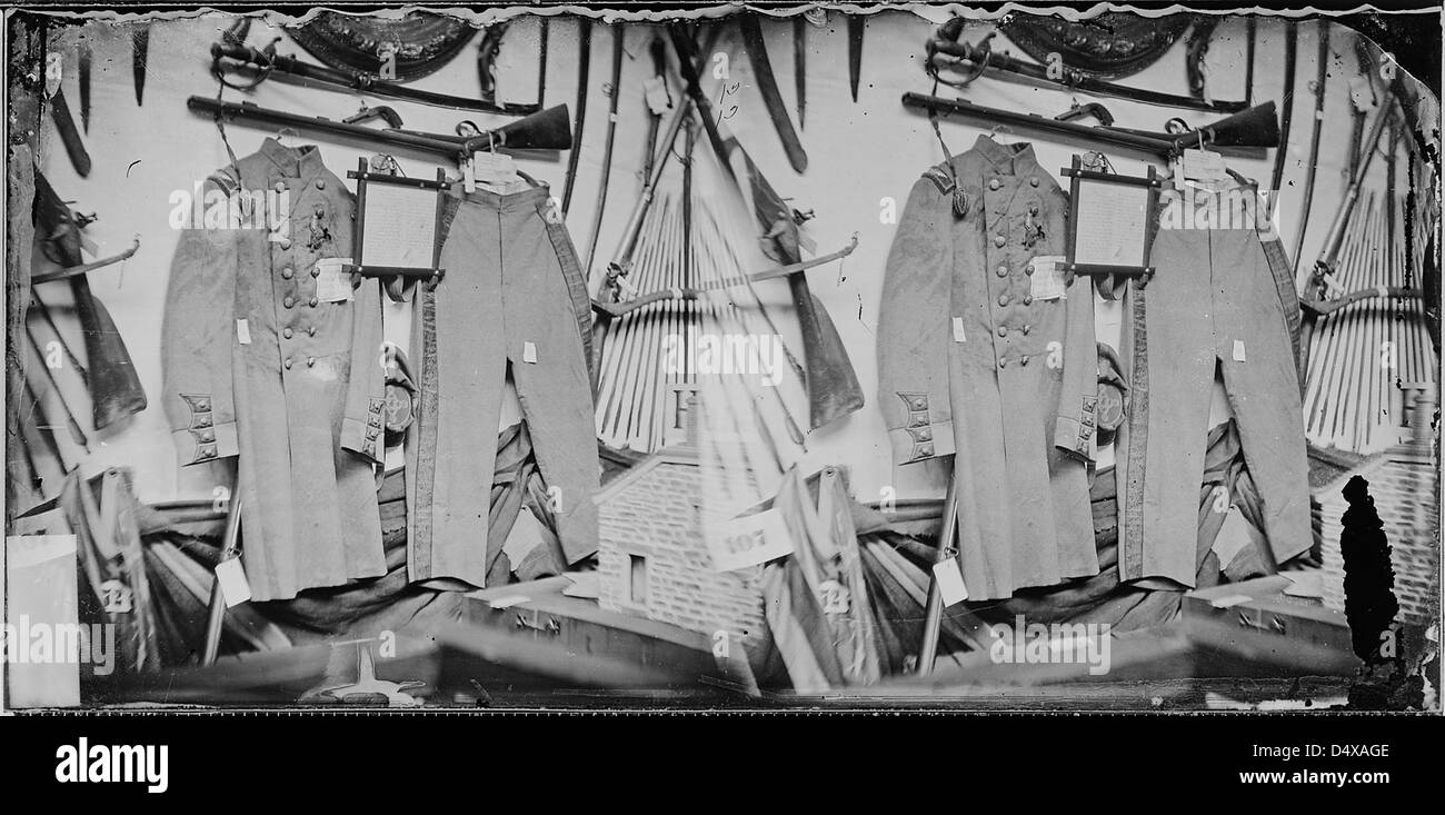 The coat and pants of Colonel Elmer E. Ellsworth, a Civil War figure ...