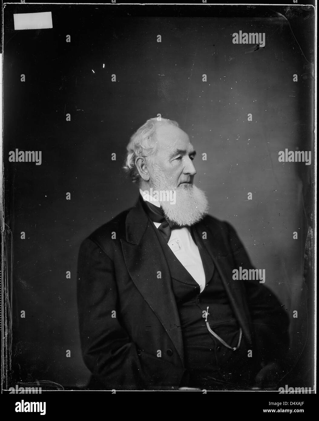 A portrait of a gentleman from the Civil War era, photographed by ...